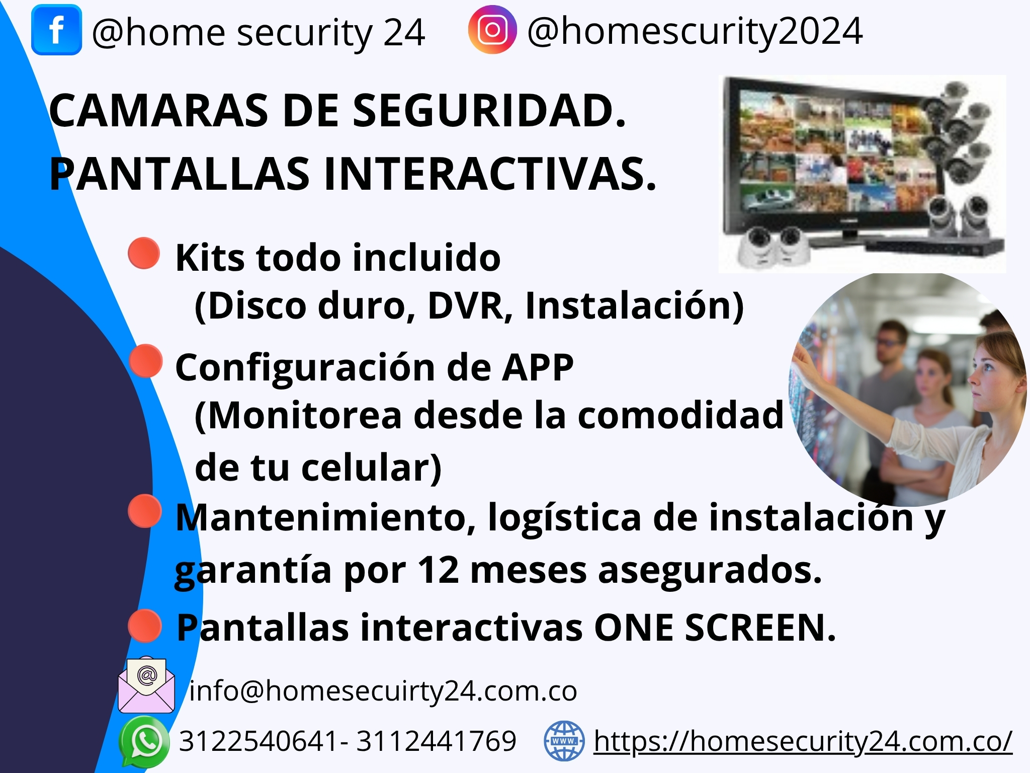 Combo de 8 cámaras HiLook de 5MP DVR de 8 Canales + Servicio de ...